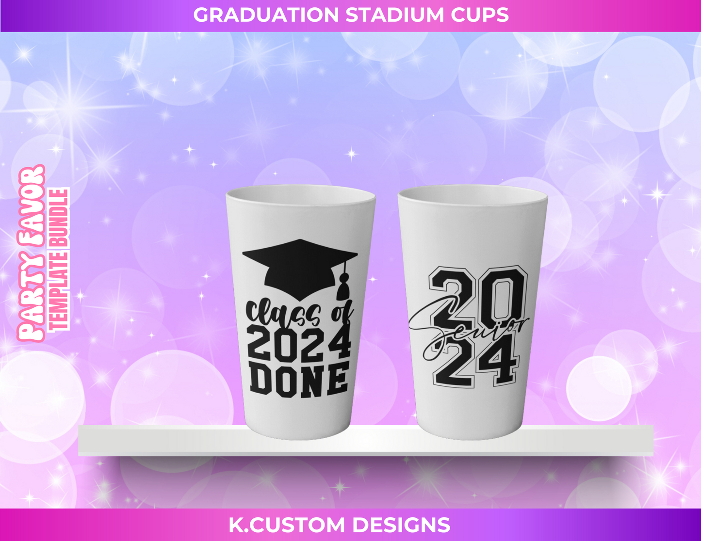 Personalized Stadium Cups – K Custom Design