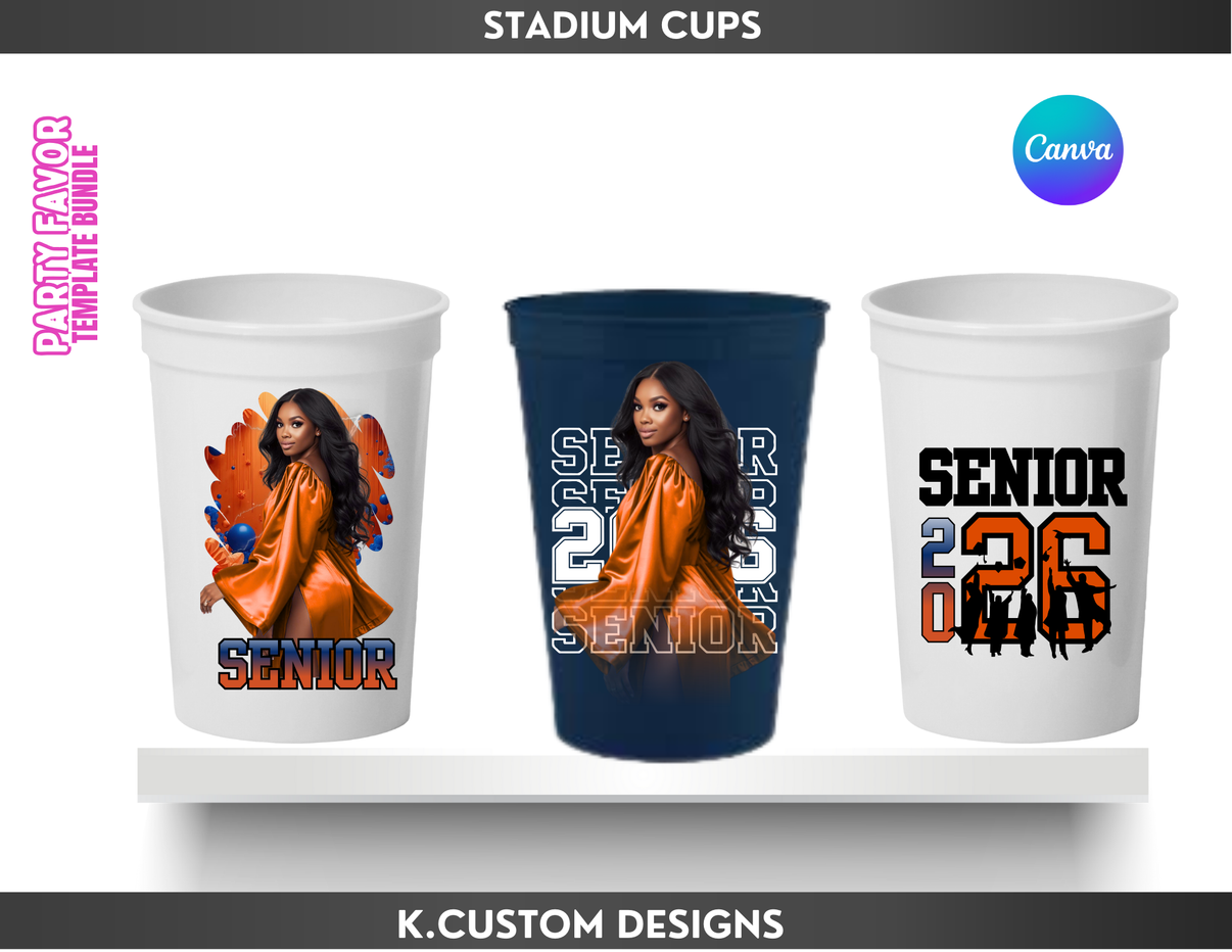 Personalized Stadium Cups – K Custom Design