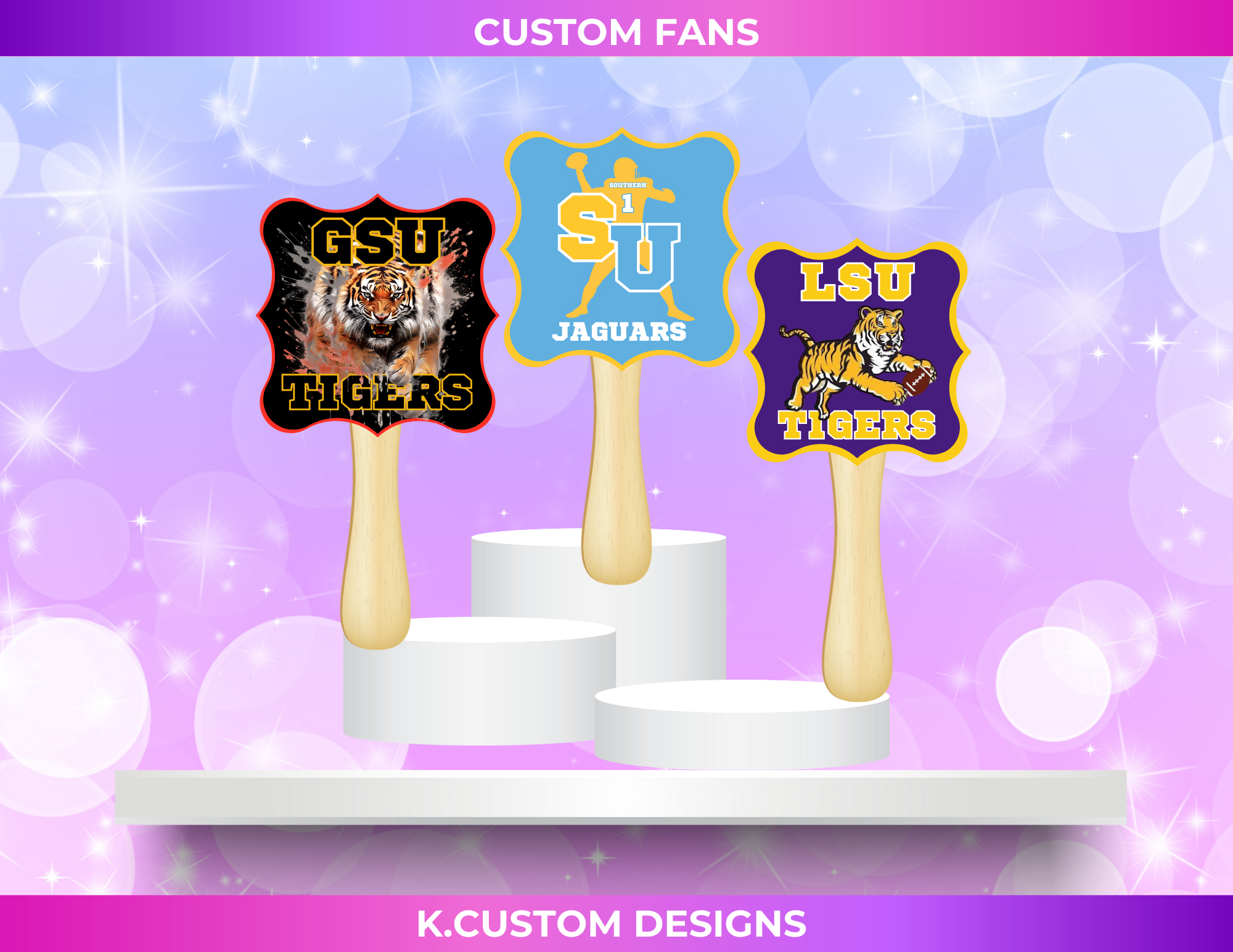 Custom Hand Fans – K Custom Design