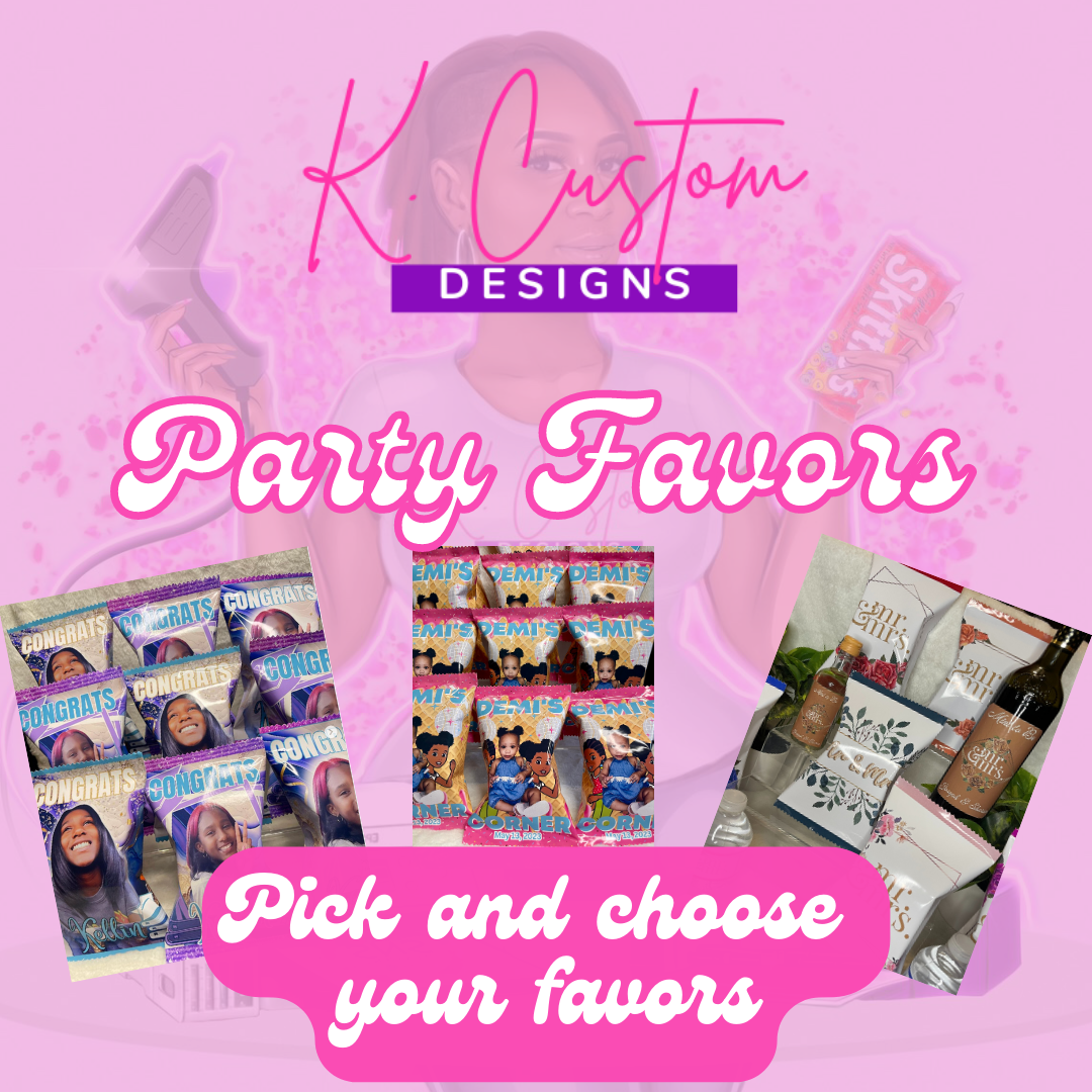 Personalized Party Favors – K Custom Design